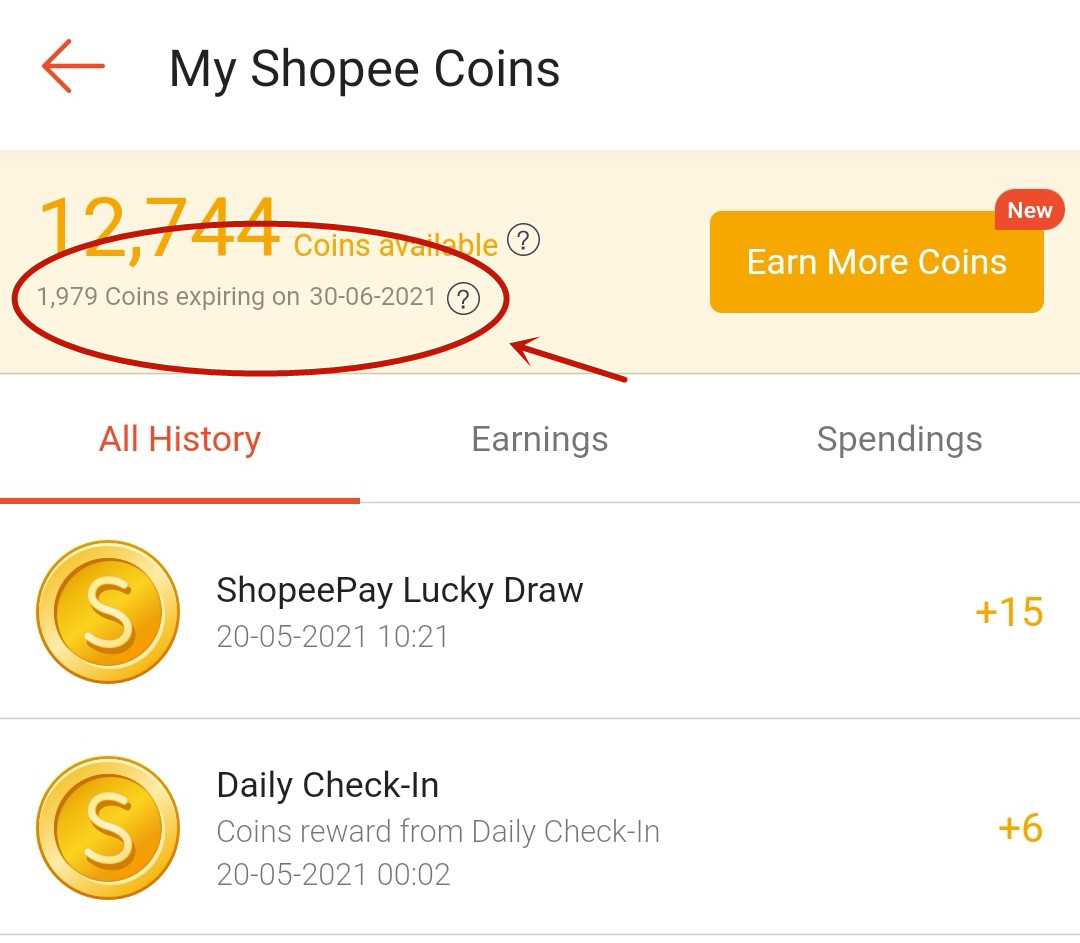 Shopee用户注意！Shopee Coins只有3个月有效期⚡逾期将会自动失效！