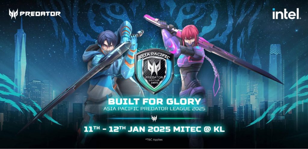 票价最低RM99起！APAC Predator League 2025总决赛⚡入门票开卖！一起见证冠军の诞生！