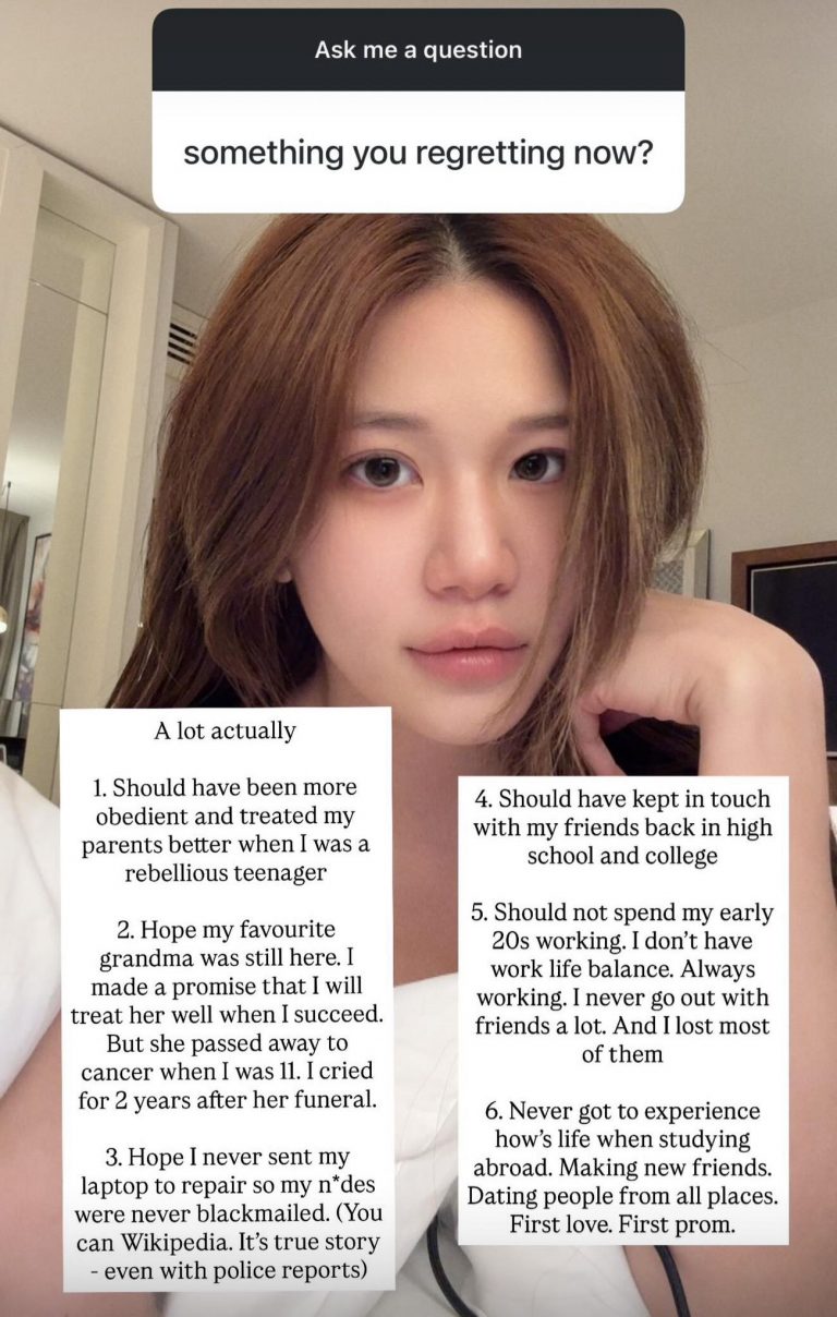 至今仍遗憾！大马网红Ms. Pui Yi自曝⚡️「最后悔の6件事」！其中一件竟成她『人生转折点』！