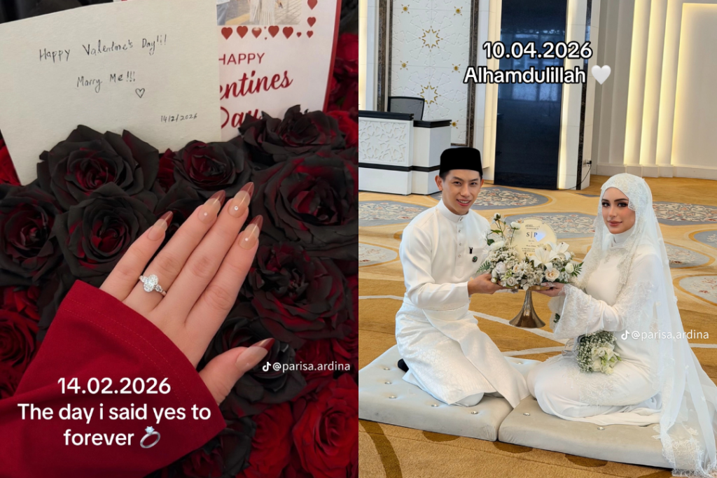 绝不是剧本！大马网红无预警宣布结婚⚡新娘是这位「漂亮女演员」！